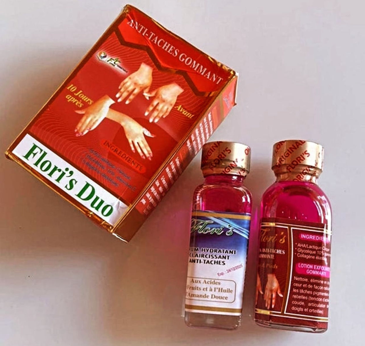 Flori's Duo Anti-Taches Set Liquid Lotion +Serum – Kismet Beauty Brands