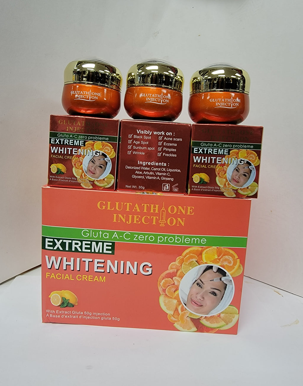 Glutathione injection gluta facial cream – Kismet Beauty Brands