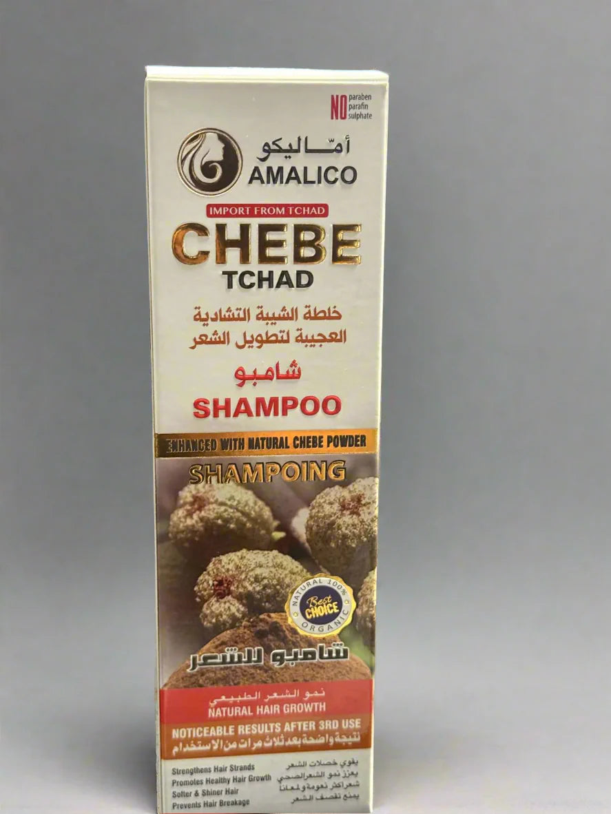 Amalico Chebe Tchad Shampoo With Natural Chebe Powder 250 Ml