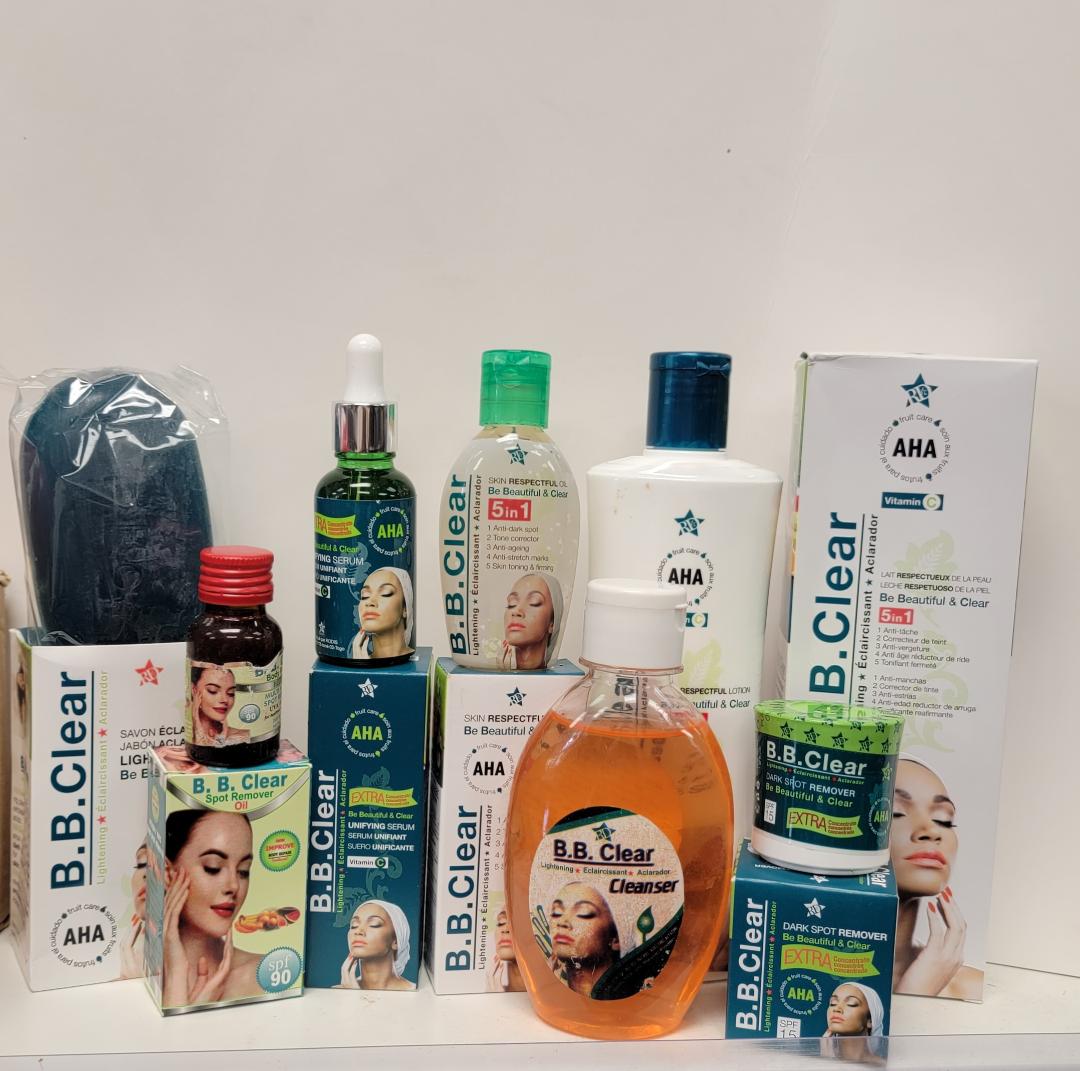 B.B Clear 5 in 1 Lightening Body Lotion with AHA 10.1oz / 300ml ...