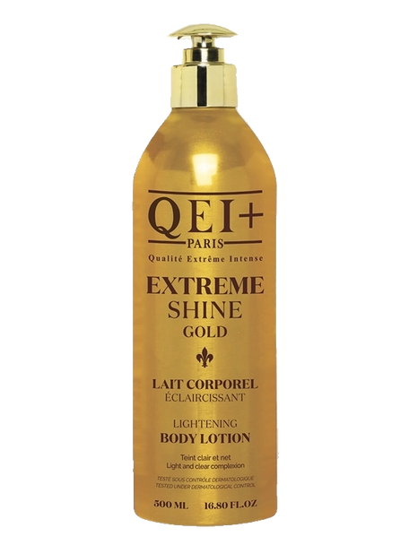 QEI+ Extreme Shine Gold Lightening Body Lotion 16.80 Oz – Kismet Beauty ...