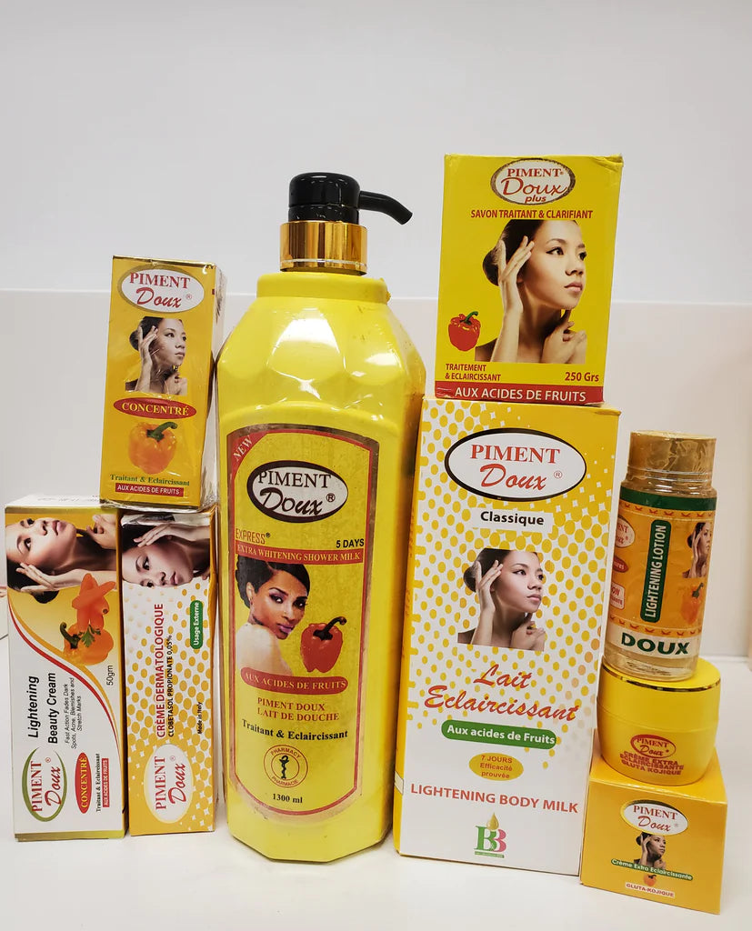 Piment doux lightening body lotion set – Kismet Beauty Brands