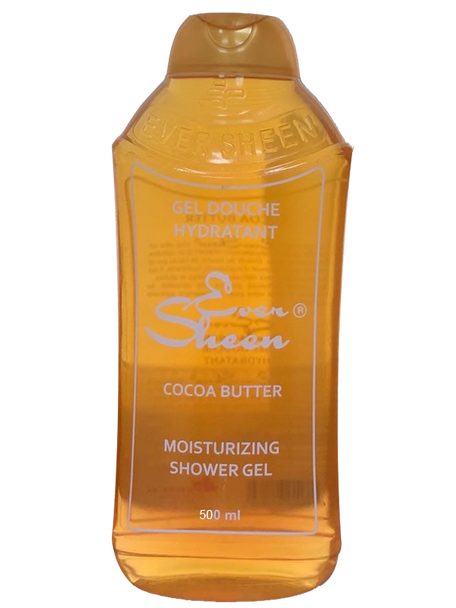 Ever Sheen Cocoa Butter Shower Gel Douche Hydratant 16.9oz / 500ml ...