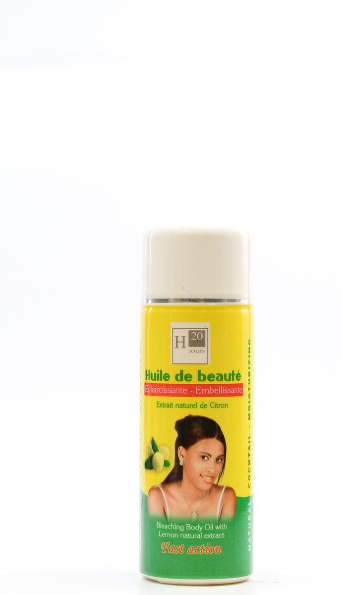 H20 Natural Lemon Fast Action Body Care Lightening Oil 4.4oz/125ml ...