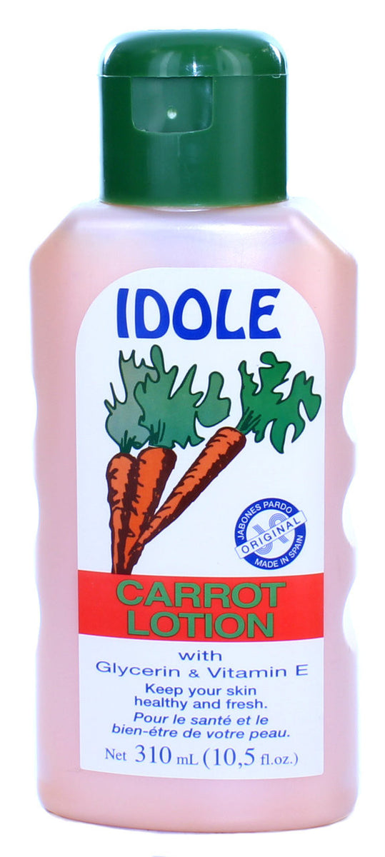 Idole Carrot Lotion With Glycerin & Vitamin E 10.5 oz – Kismet Beauty ...