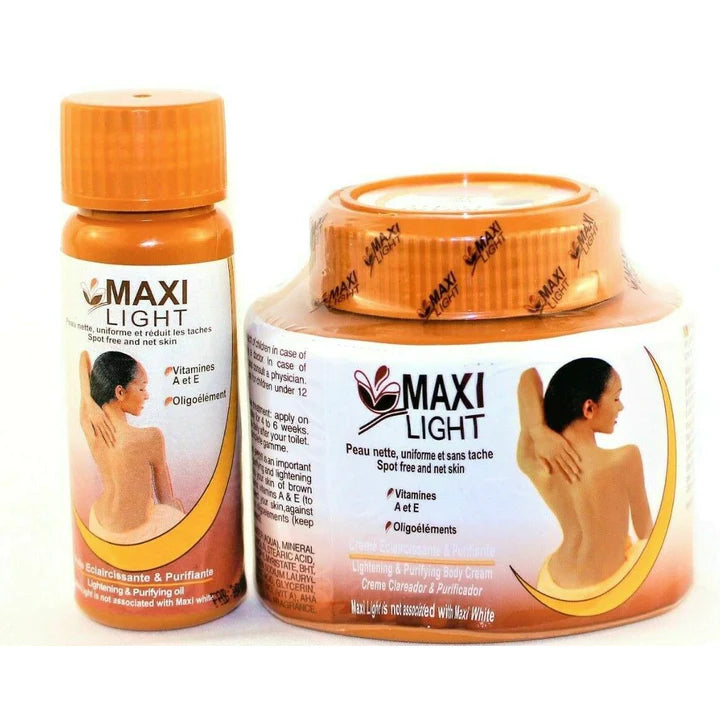 MAXI LIGHT CREAM + OIL (2 PACK) - Kismet Beauty Brands