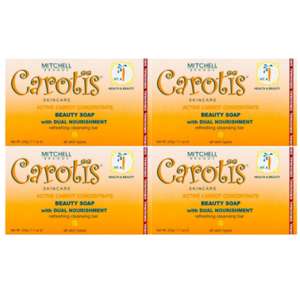 Carotis Beauty Soap for Dual Nourishment Active Carrot Concentrate 200 ...