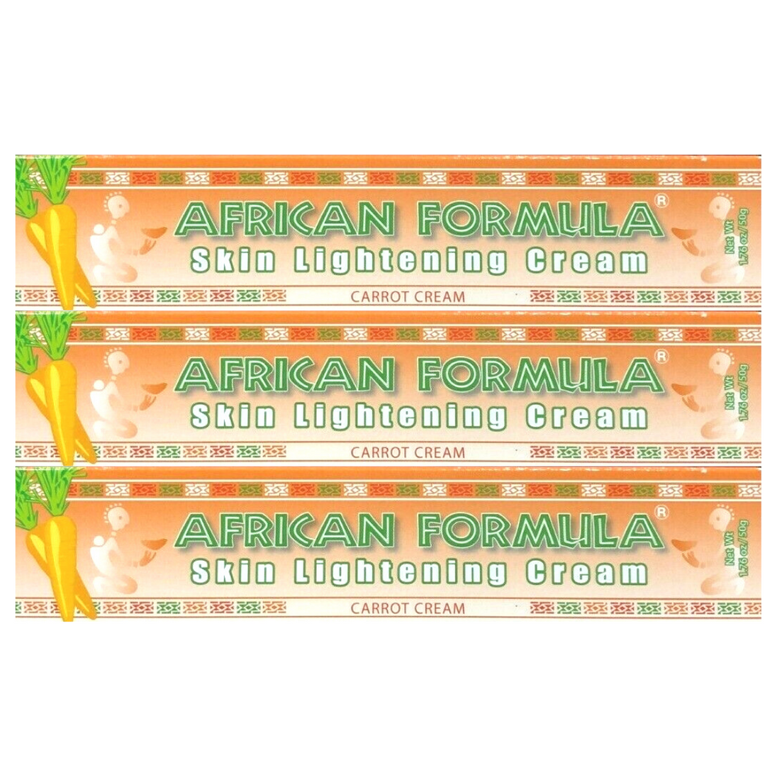 AFRICAN FORMULA CREAM CARROT 1.76oz {Pack of 3} Cream