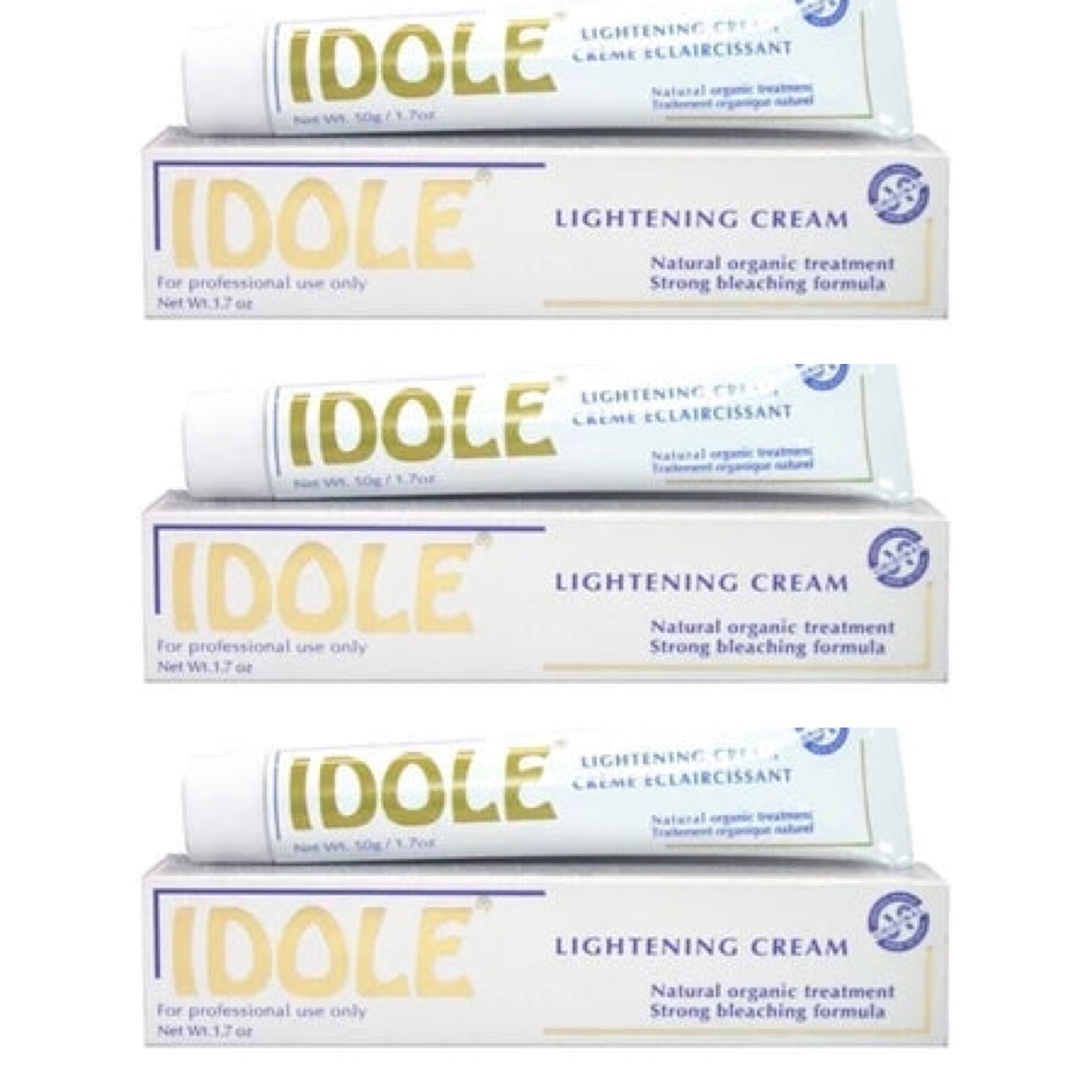 IDOLE Natural Organic Treatment Lightening Cream (Pack – Kismet Beauty ...
