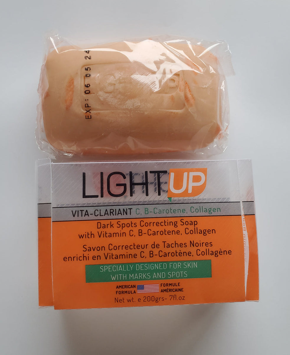 Light Up Dark Spots Correcting Whitening Soap 200g – Kismet Beauty Brands