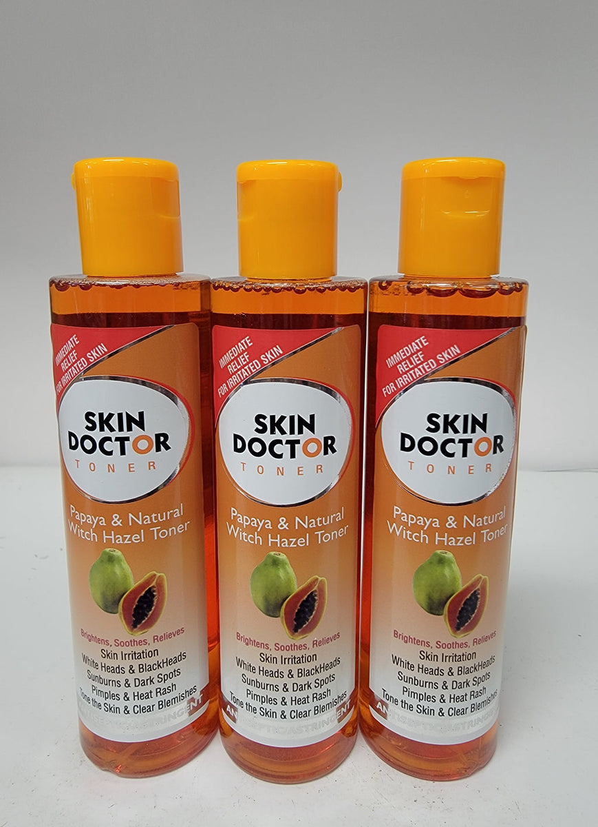 Skin Doctor Toner Papaya & Natural Witch Hazel Toner – Kismet Beauty Brands