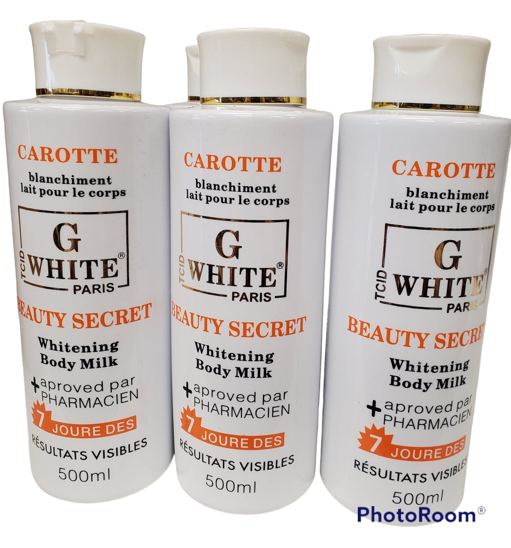 G WHITE PARIS BEAUTY SECRET WHITENING BODY MILK – Kismet Beauty Brands