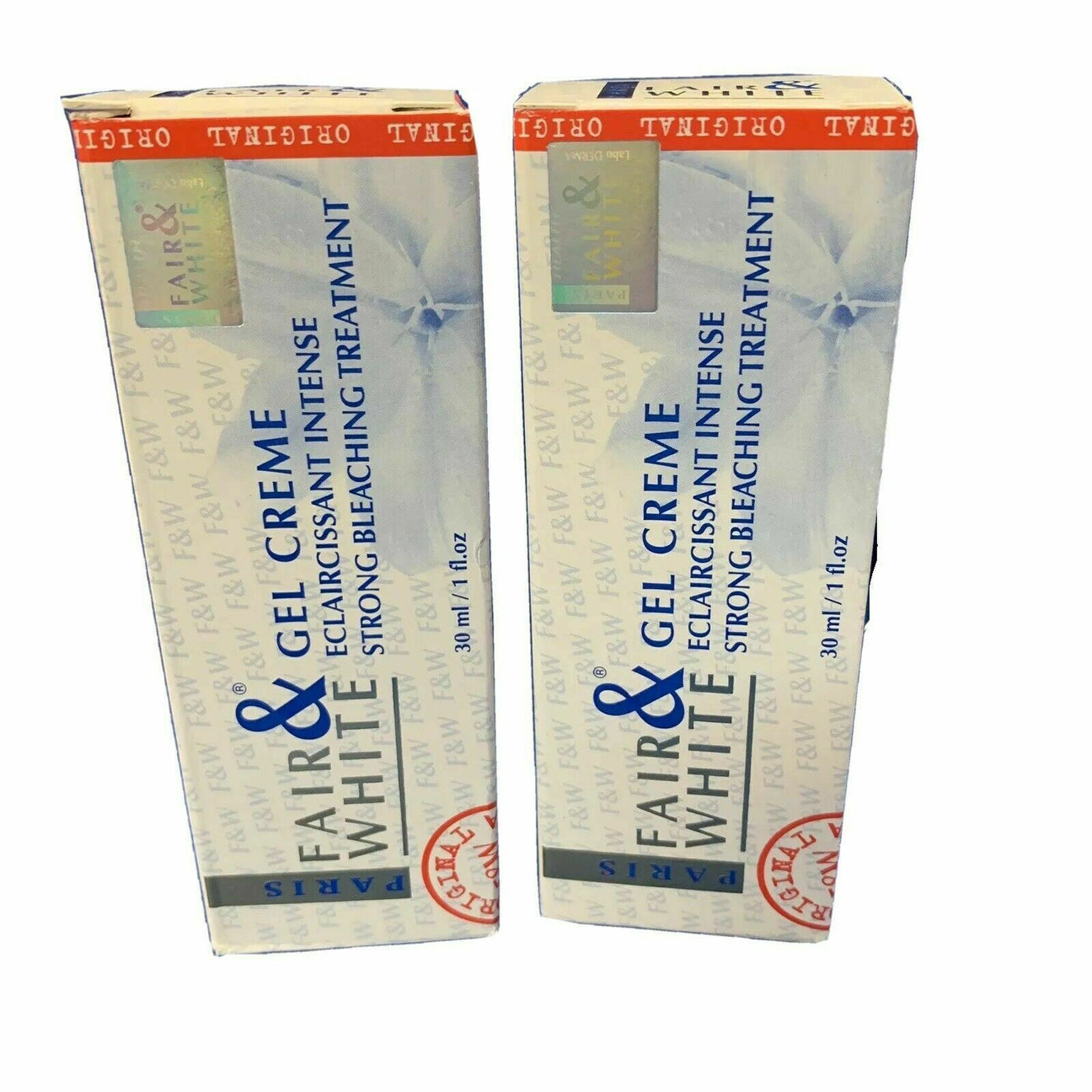 Fair & White Eclaircissant Brightening Serum 30ml + Cream 1.76oz + Gel ...